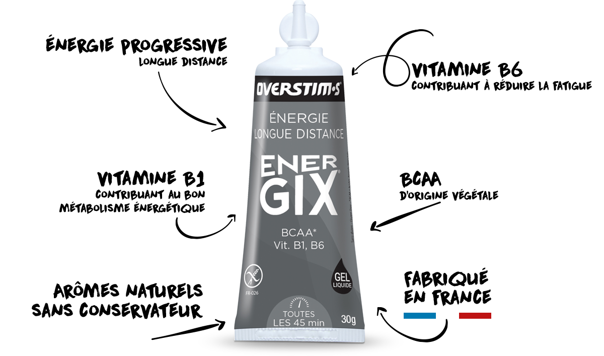 Energix (display unit 36 gels) | Energy gels | OVERSTIM.s